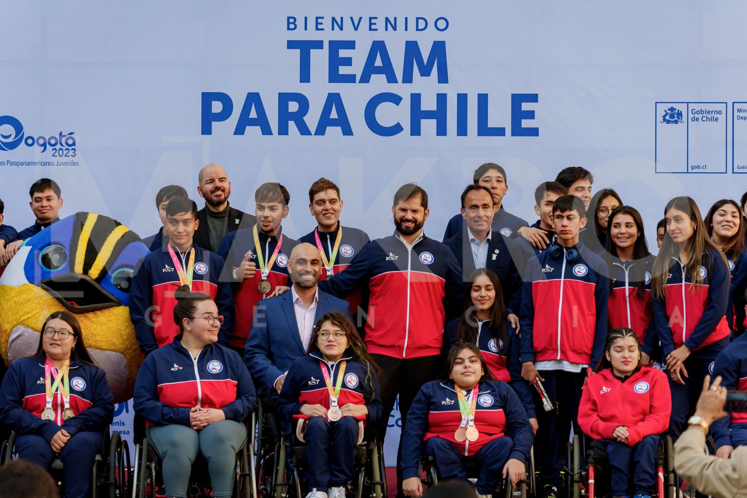 Gobierno homenajeó al Team Para Chile tras participación en Parapanamericanos Juveniles Bogotá ...